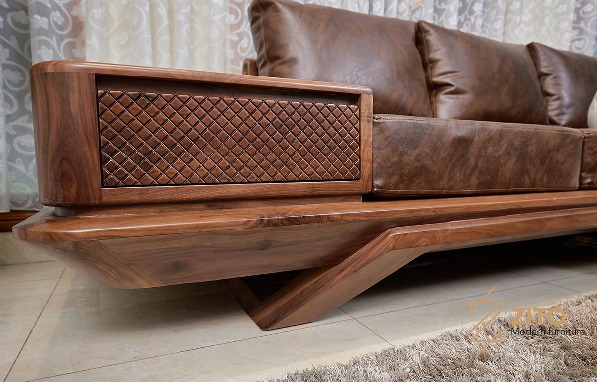 Top 10 Mẫu Sofa Gỗ Óc Chó Đẹp Nhất Trên Thị Trường 2025