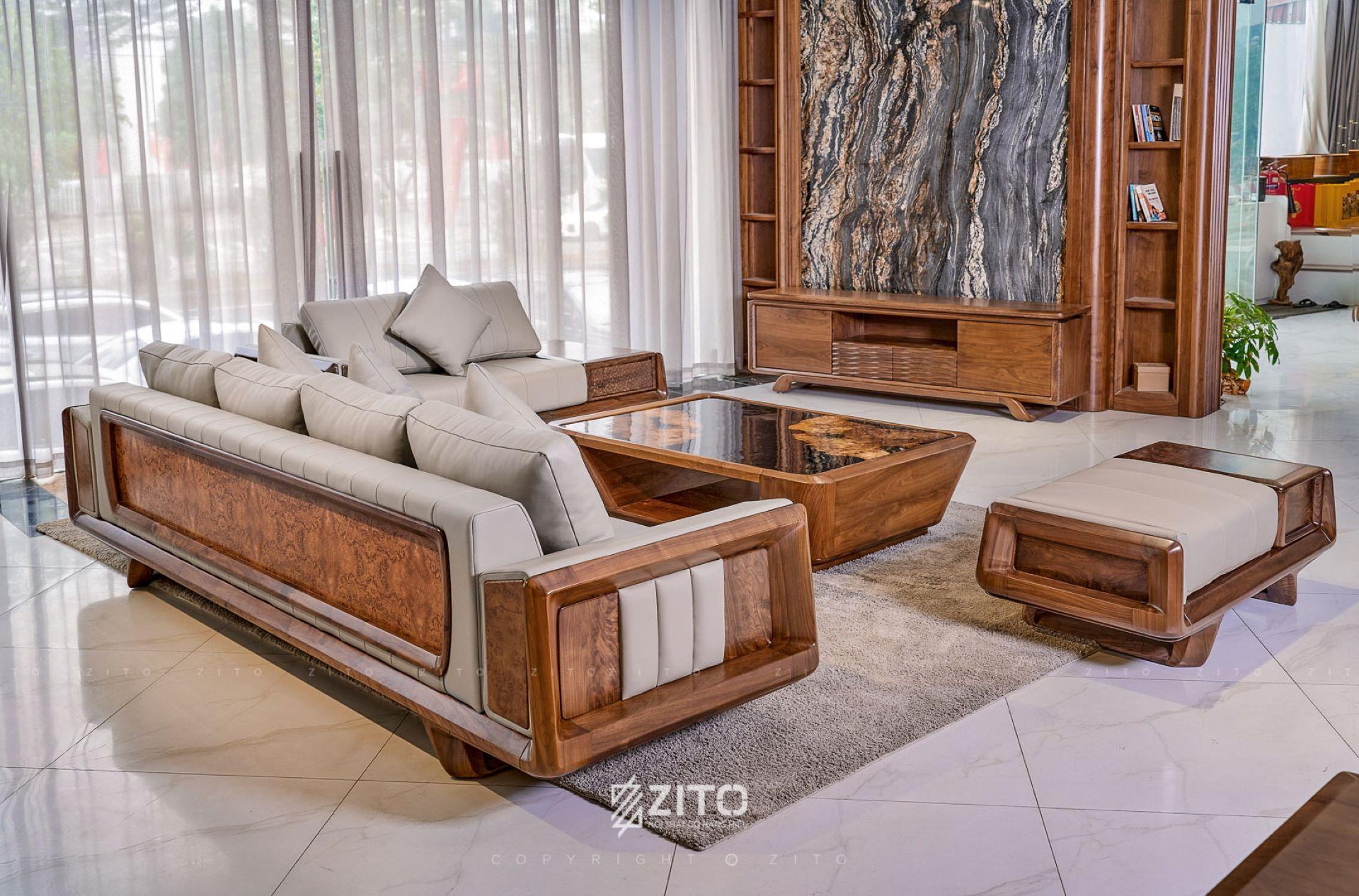 Sofa Gỗ Óc Chó ZG 190