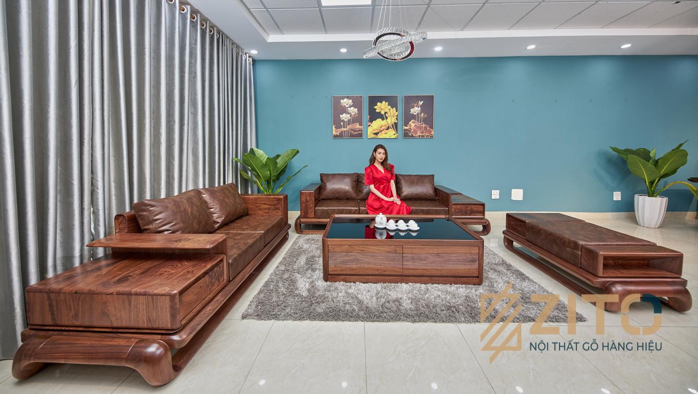 Báo Giá Sofa Gỗ Óc Chó Cao Cấp, Đẹp Hiện Đại Mới Nhất 2025